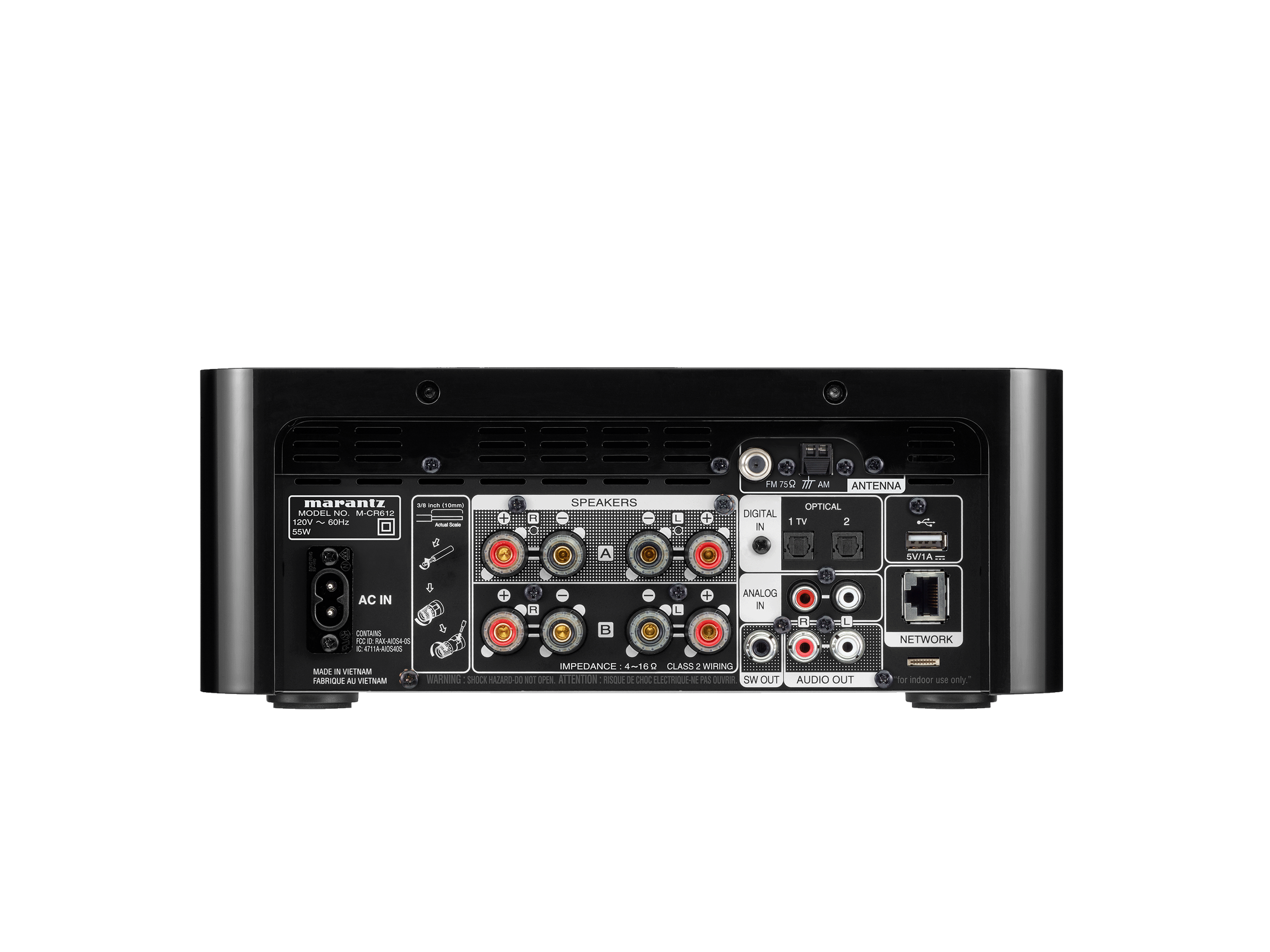 M-CR612 - Compact Network Audio Player and CD Player Powered by HEOS ...