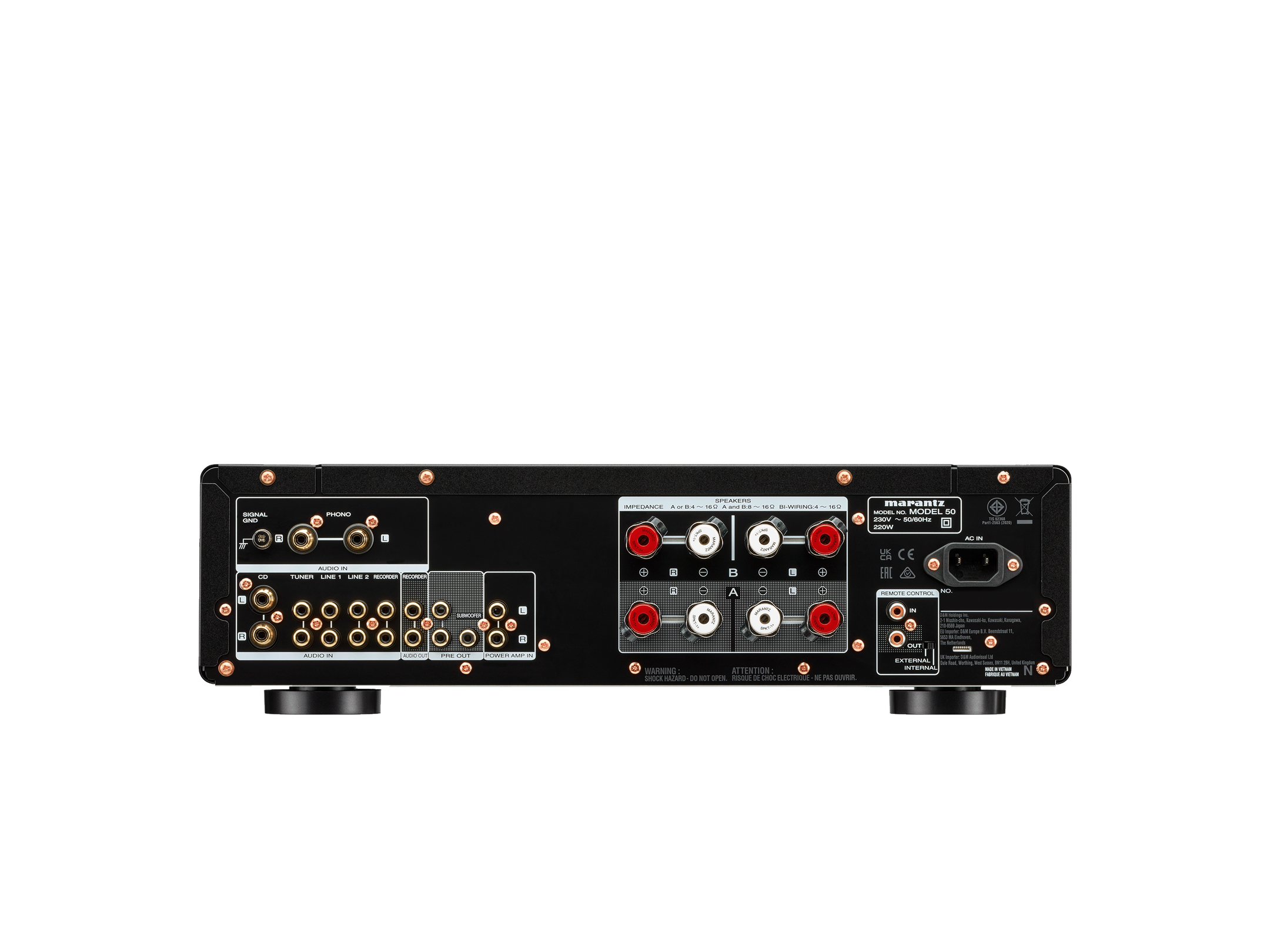 MODEL 50 - Premium Integrated Stereo Amplifier with 70W and Custom HDAM ...