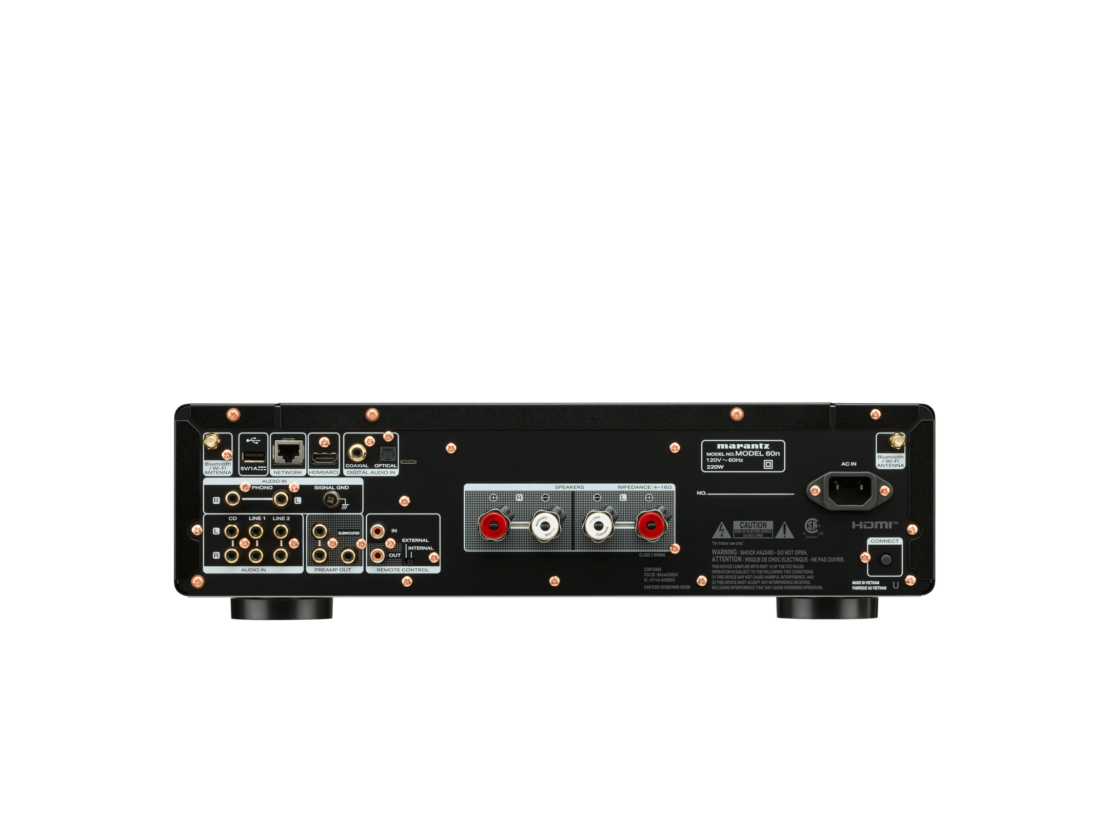 MODEL 60n - 2 Channel 60W Network Integrated Amplifier Powered by HEOS™ | Marantz - Canada