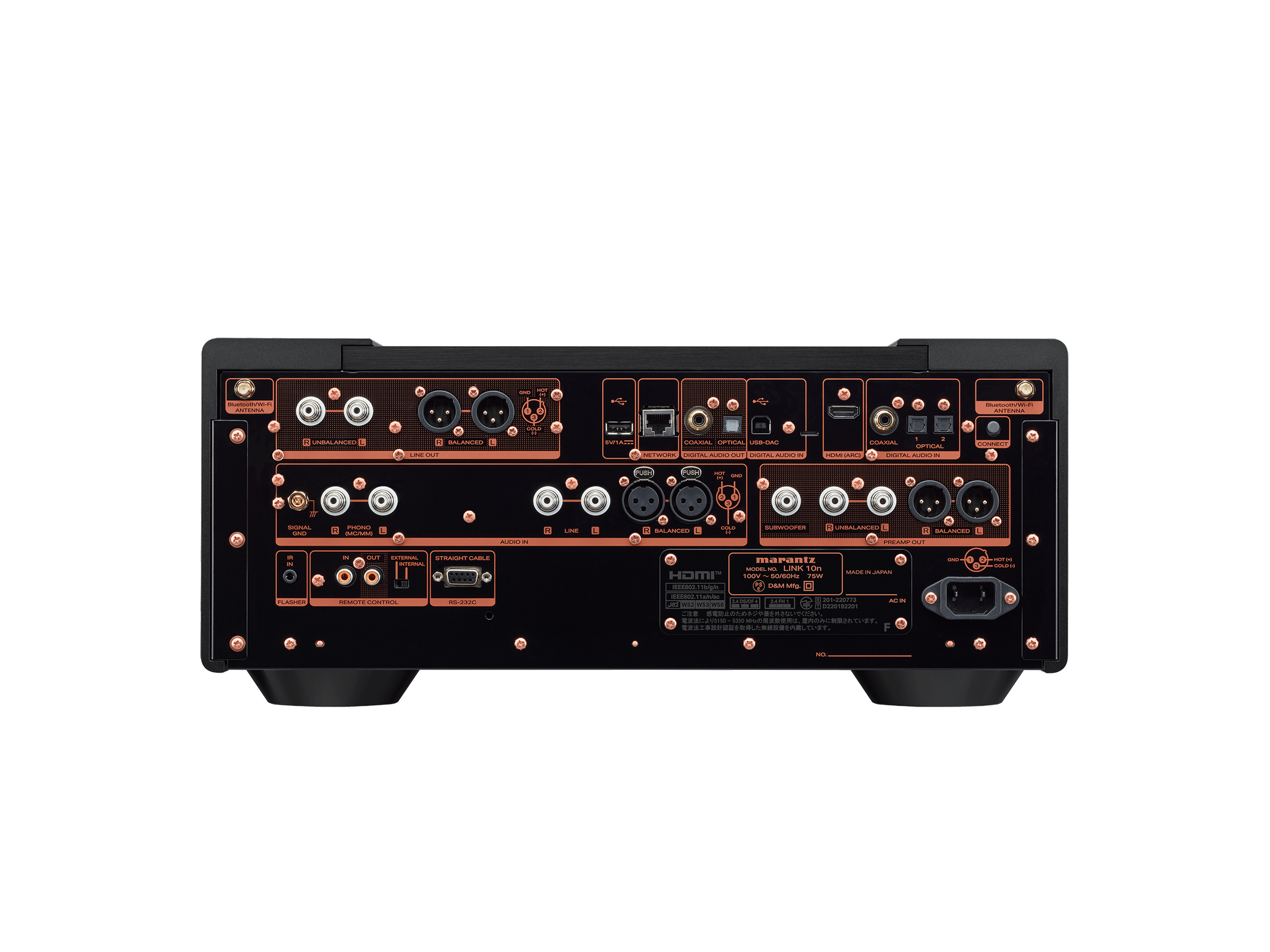 LINK 10n - 充実した機能を備えるハイエンド・ストリーミング・プリアンプ | Marantz - 日本