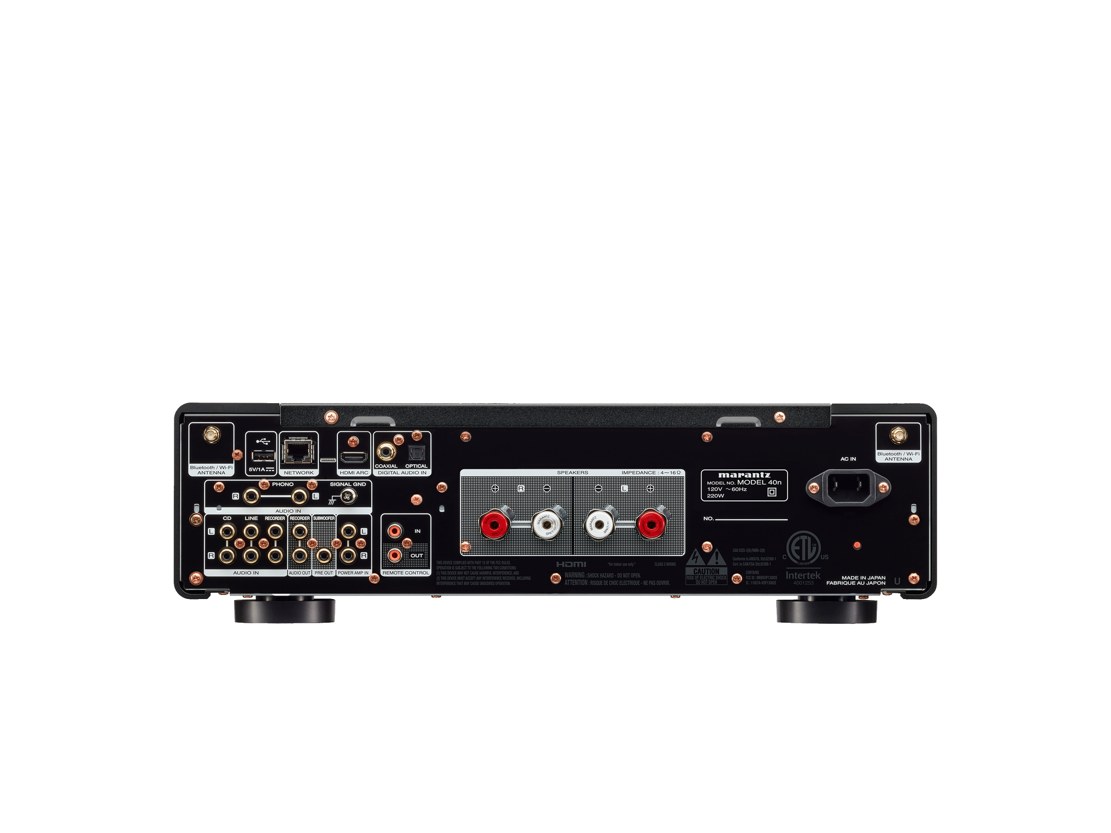 MODEL 40n - 70W Premium Integrated Stereo Amplifier Powered by HEOS ...